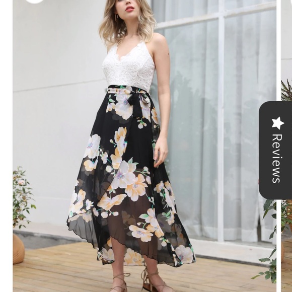 Blooming Jelly | Dresses | 525 Asymmetrical Floral Maxi Dress | Poshmark